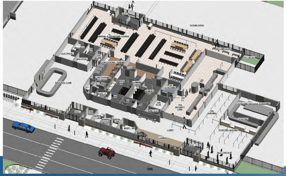 Terminal floor plan – BizWest